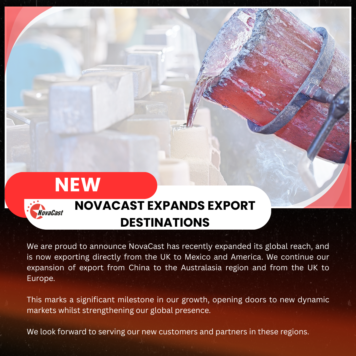 NovaCast Expands Export Destinations - Novacast